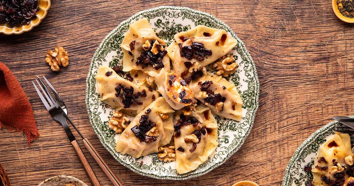 Vegetarische Piroggi mit Süßkartoffeln | Rezept | Kikkoman